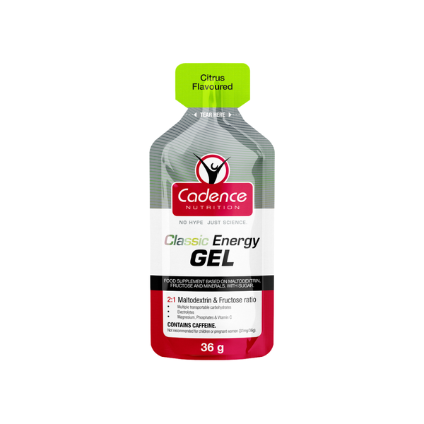 Classic Energy Gel Citrus By Cadence Nutrition